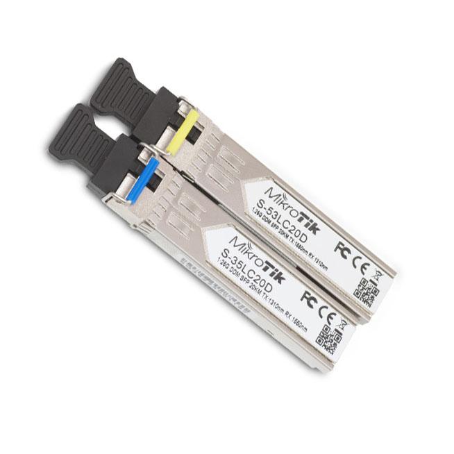 Mikrotik S-3553LC20D 1.25G 20km SFP Transceiver Fiber Module