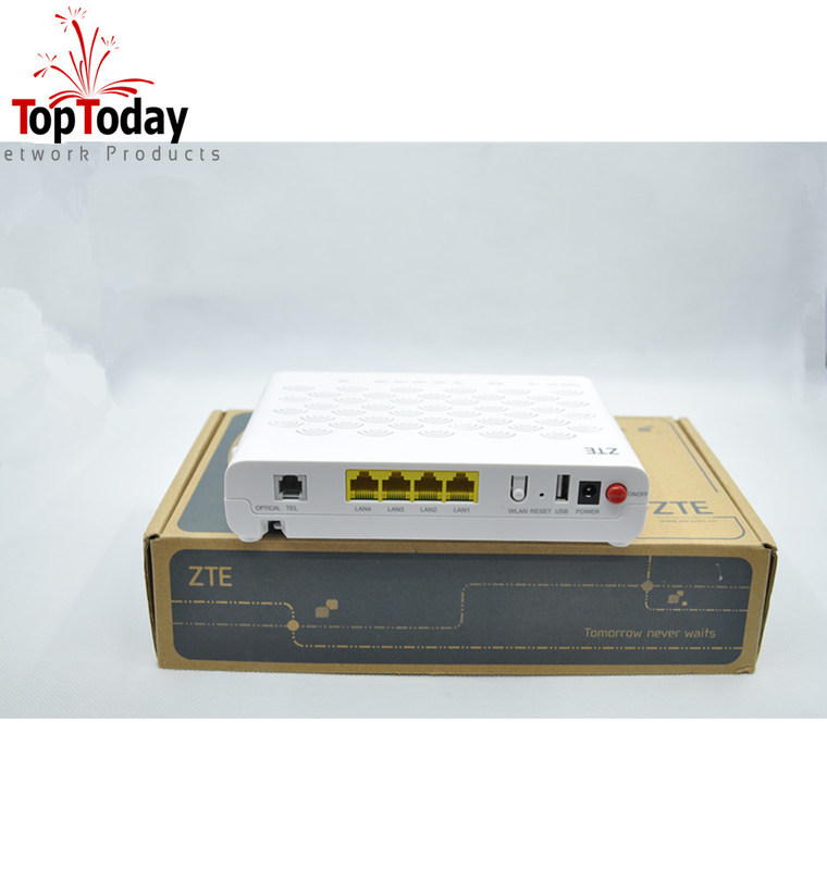 ZTE onu f600 GPON ONU ONT modem with 2*GE LAN + 2*FE LAN ports